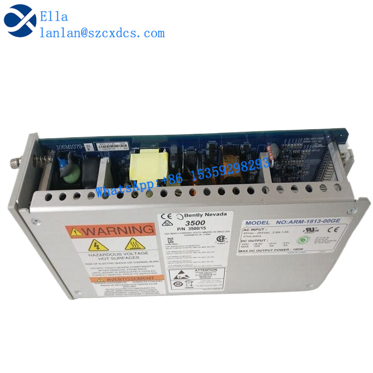 Power input module Bently Nevada 106M1079-01 3500/15 (new AC power ...